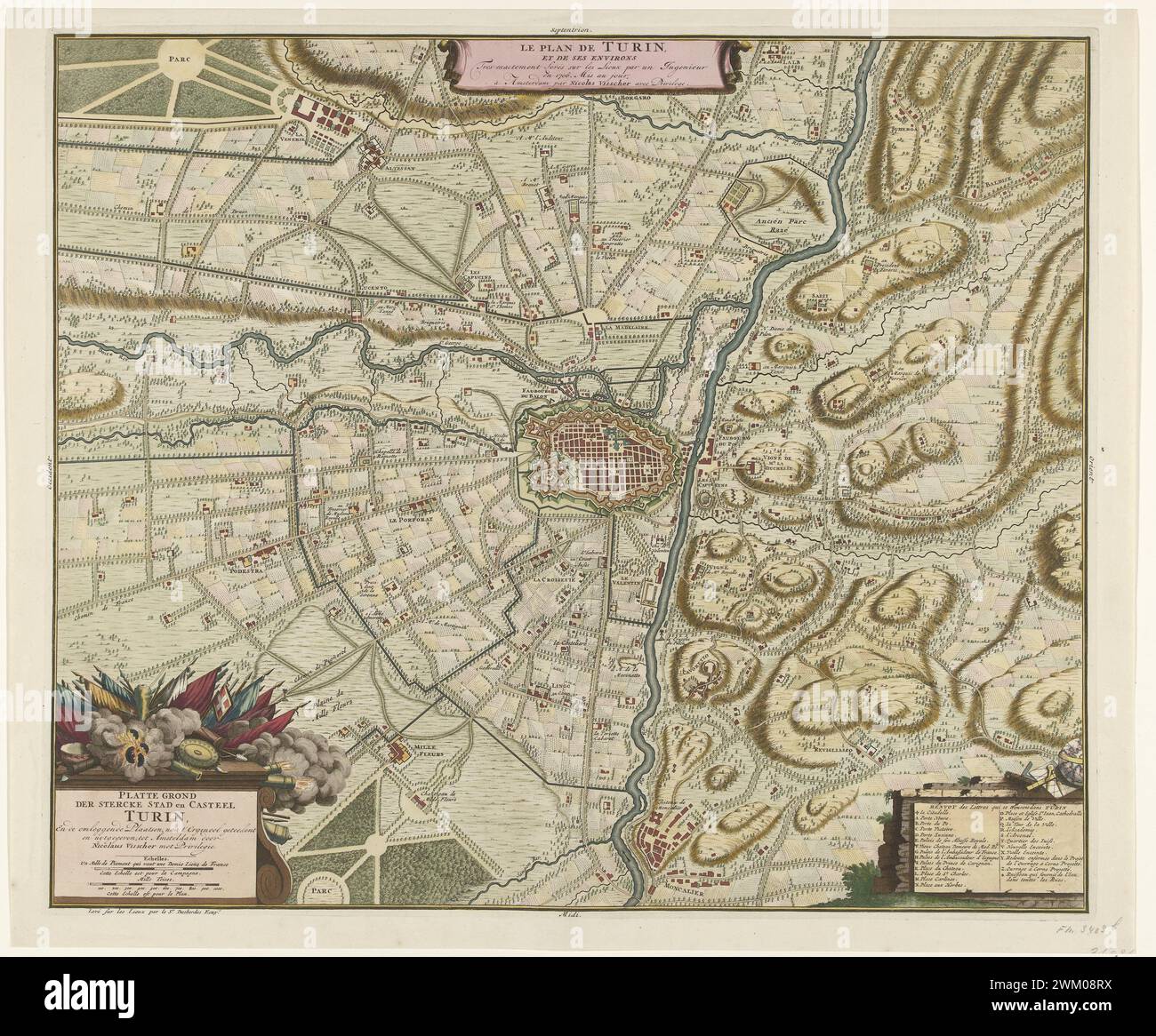 Map of turin hi-res stock photography and images - Alamy