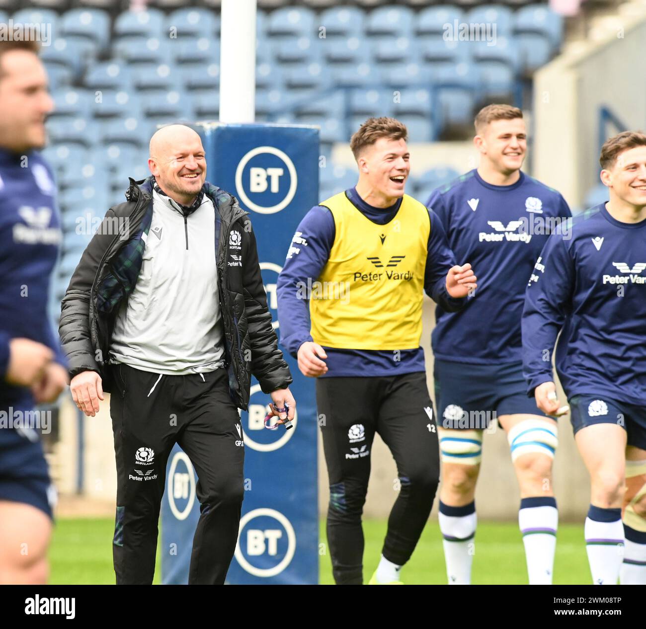 Scottish Gas Murrayfield Stadium. Edinburgh.Scotland.UK. 23rd Feb 24 ...