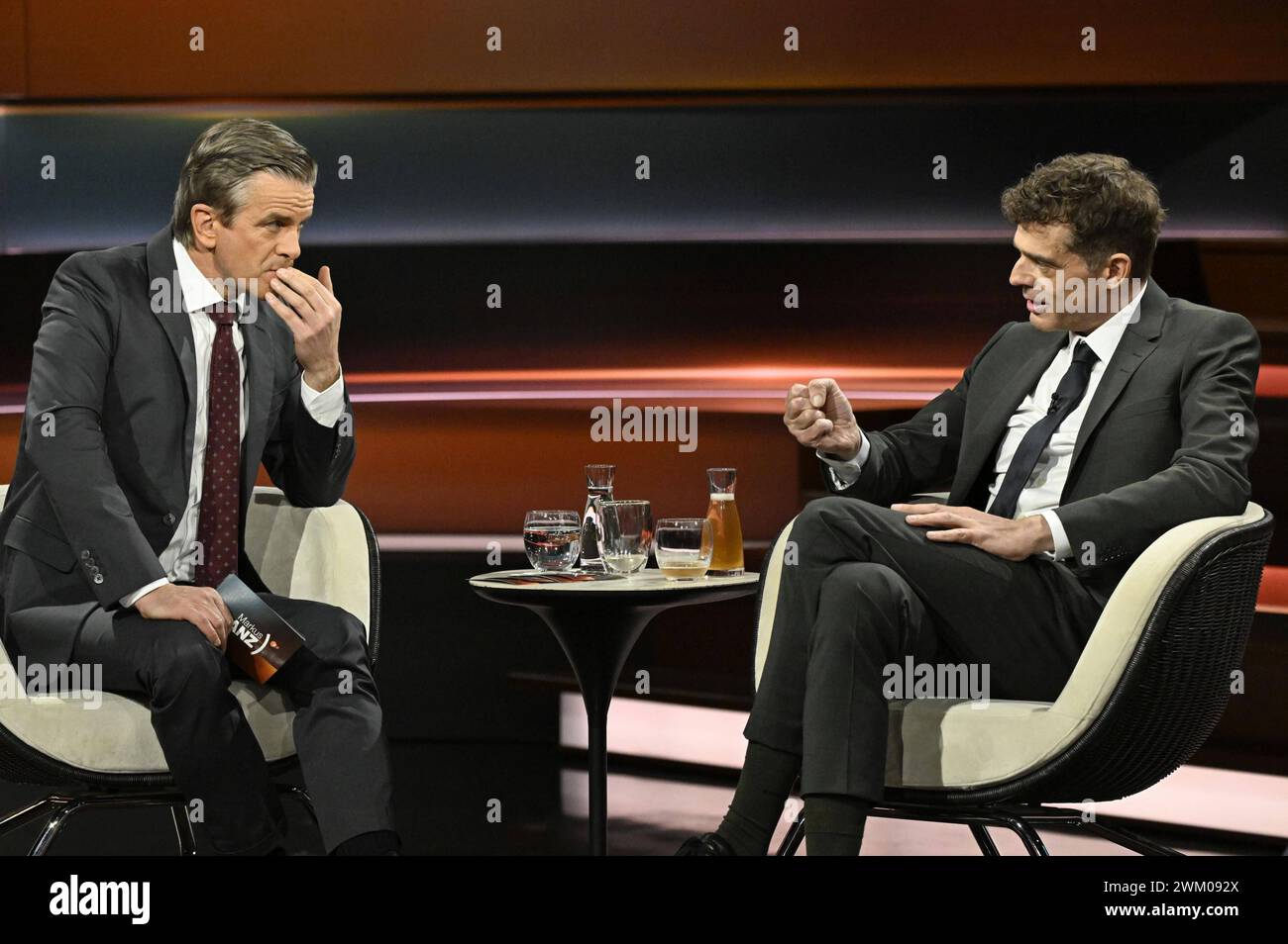 Markus Lanz li. mit Mike Mohring 02/24 her Markus Lanz li. und Mike ...