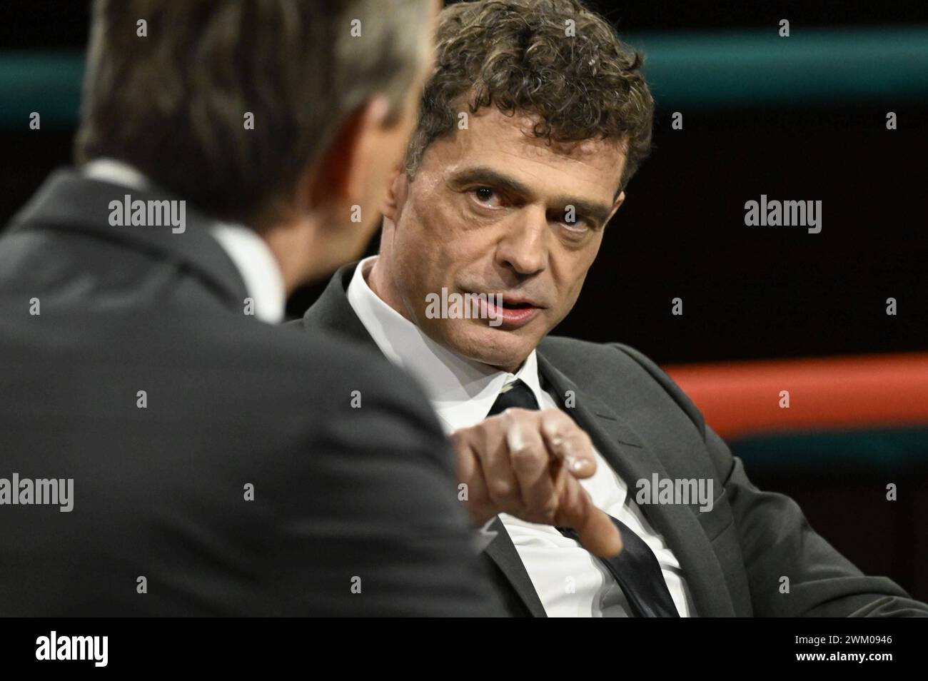 Markus Lanz li. mit Mike Mohring 02/24 her Markus Lanz li. und Mike ...