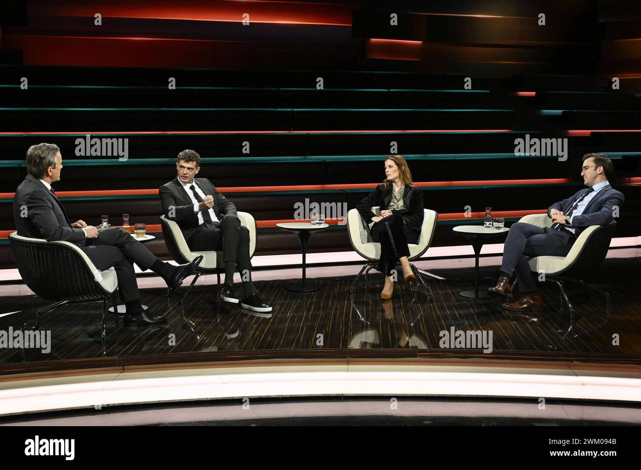 Talkrunde bei Markus Lanz , ZDF 02/24 her Markus Lanz, Mike Mohring ...