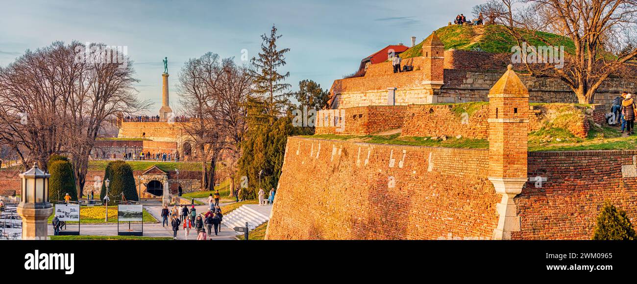 02 December 2023, Belgrade, Serbia: iconic Kalemegdan: A symbol of ...