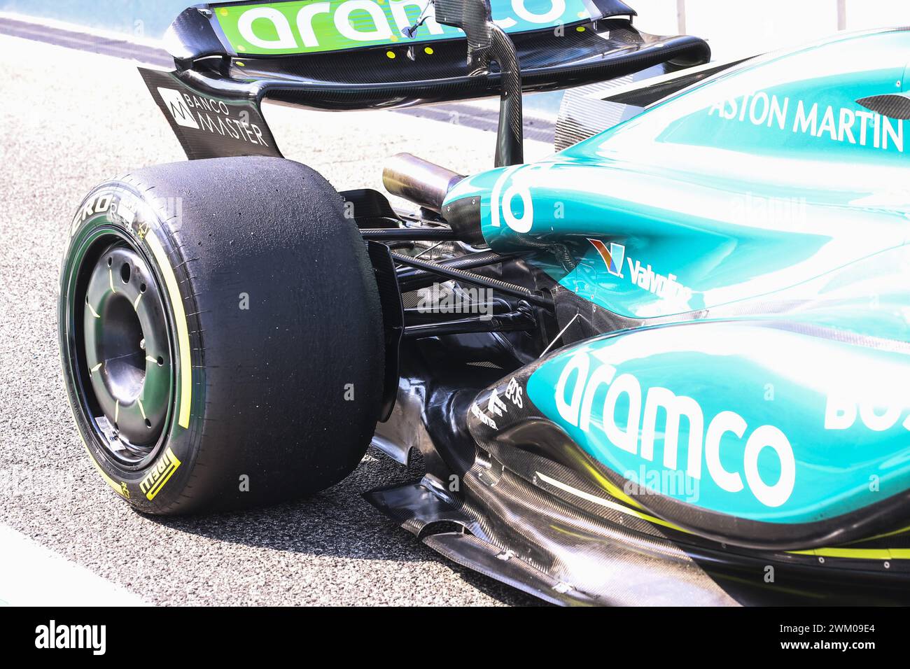 Aston Martin F1 Team AMR23, mechanical detail of rear suspension and ...