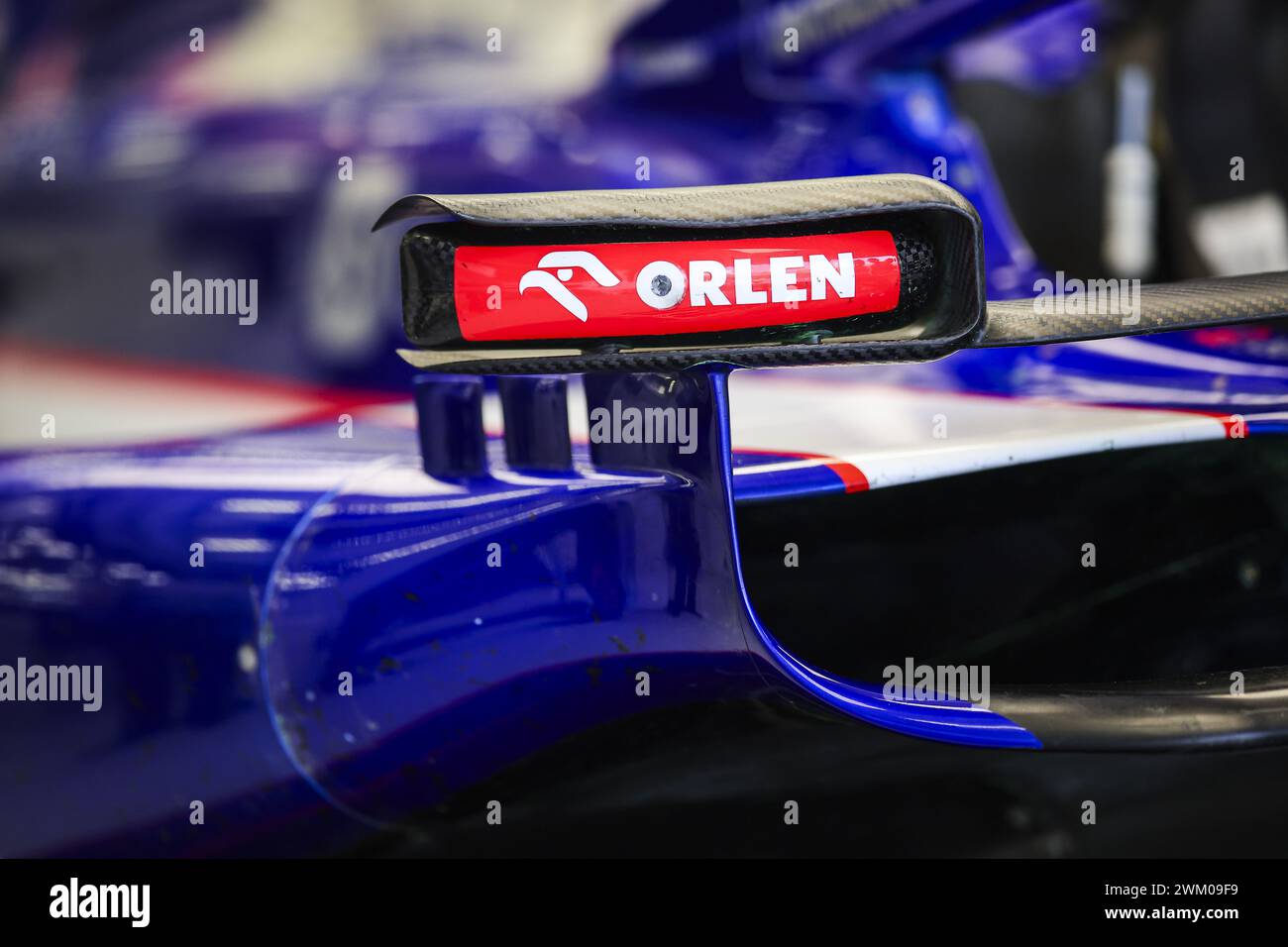 Visa Cash App RB F1 Team VCARB 01, mechanical detail rear mirror during ...