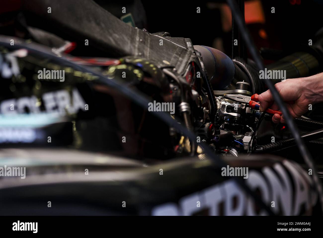 Mercedes AMG F1 Team W15, mechanical detail, mechanical detail rear ...