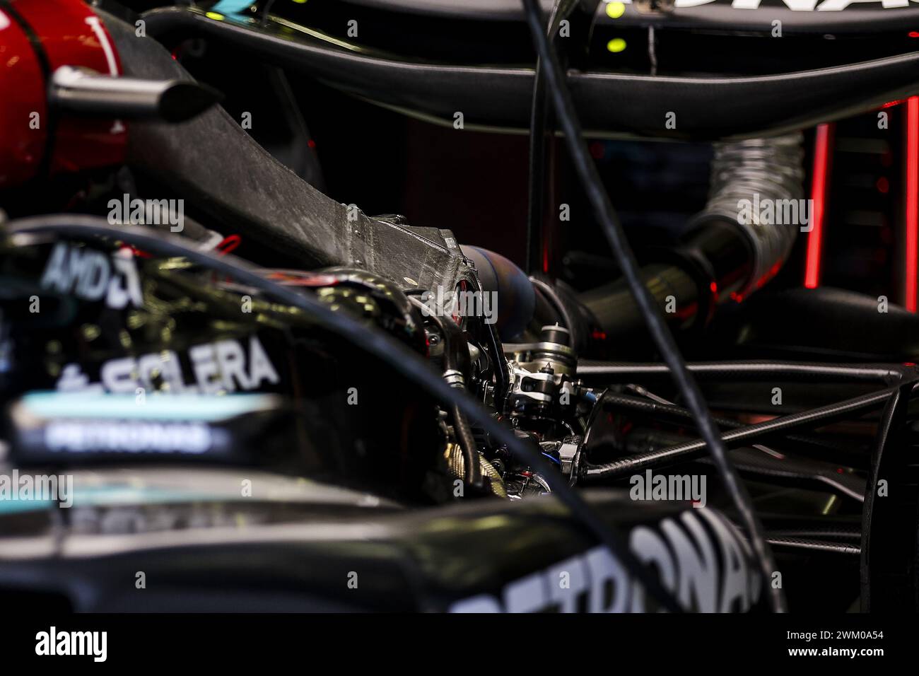 Mercedes AMG F1 Team W15, mechanical detail, mechanical detail rear ...