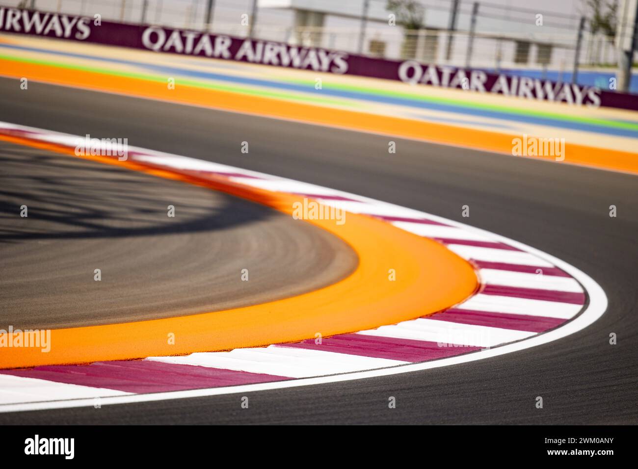 Track Kerb during the Prologue of the 2024 FIA World Endurance ...