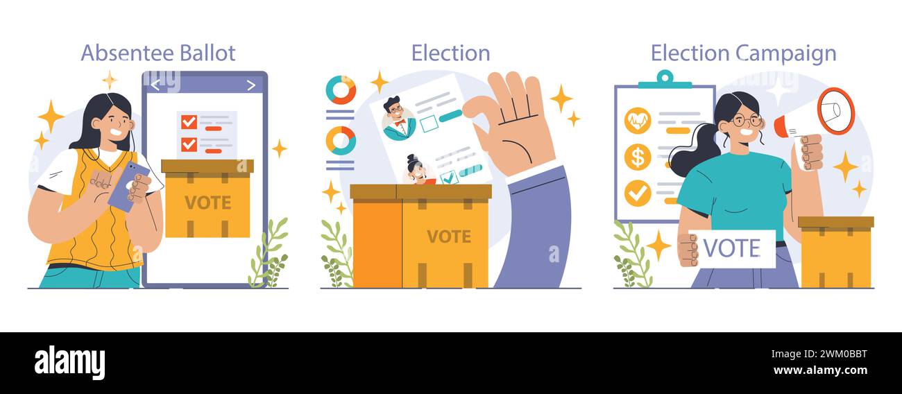 Democratic electoral competition Cut Out Stock Images & Pictures - Alamy