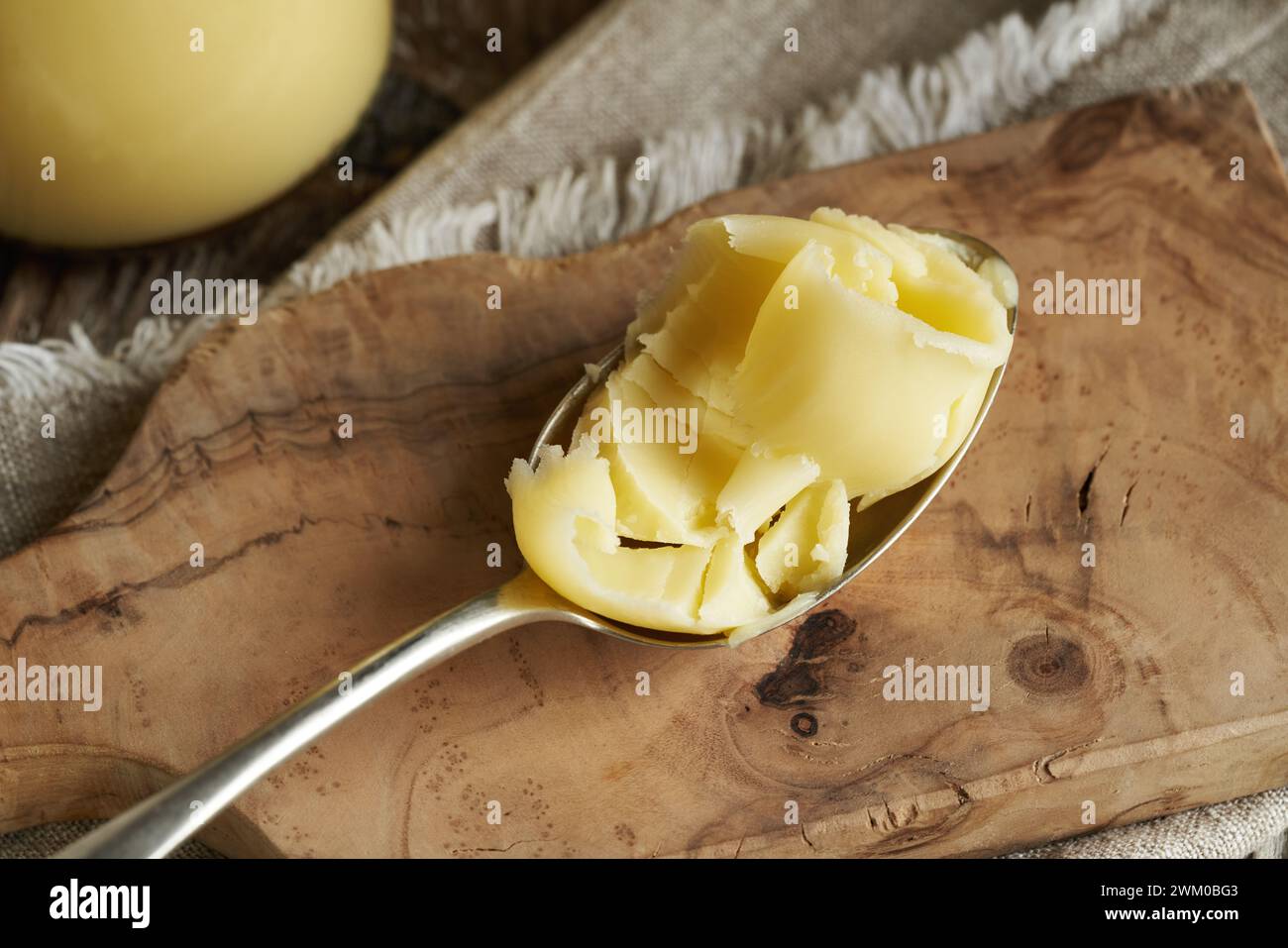 Ghee spoon hi-res stock photography and images - Alamy