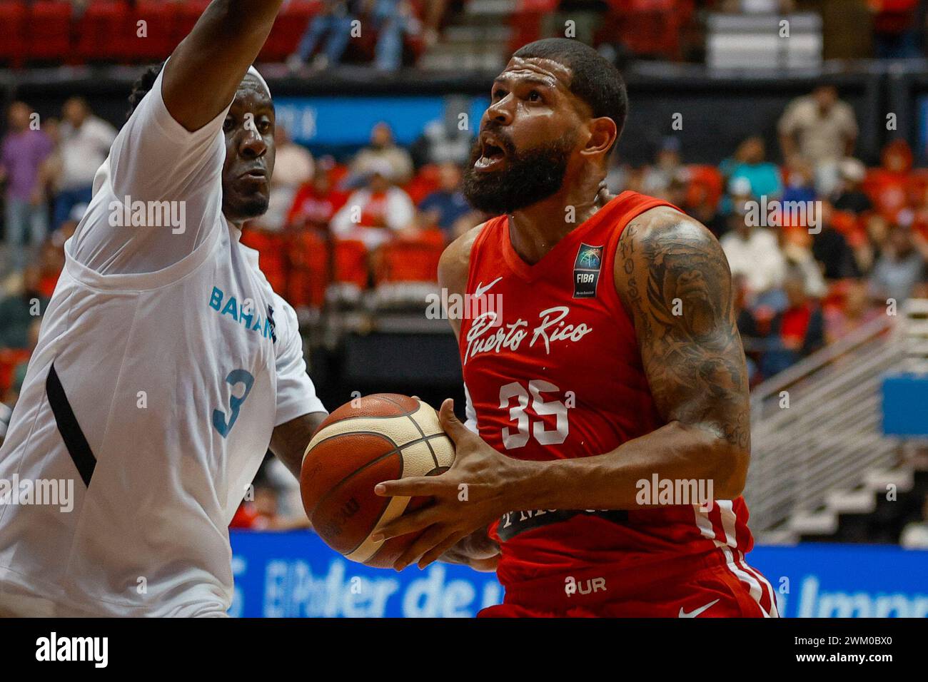 SAN JUAN, SAN JUAN Puerto Rico #35 Ángel Matías. FIBA AmeriCup 2025 ...