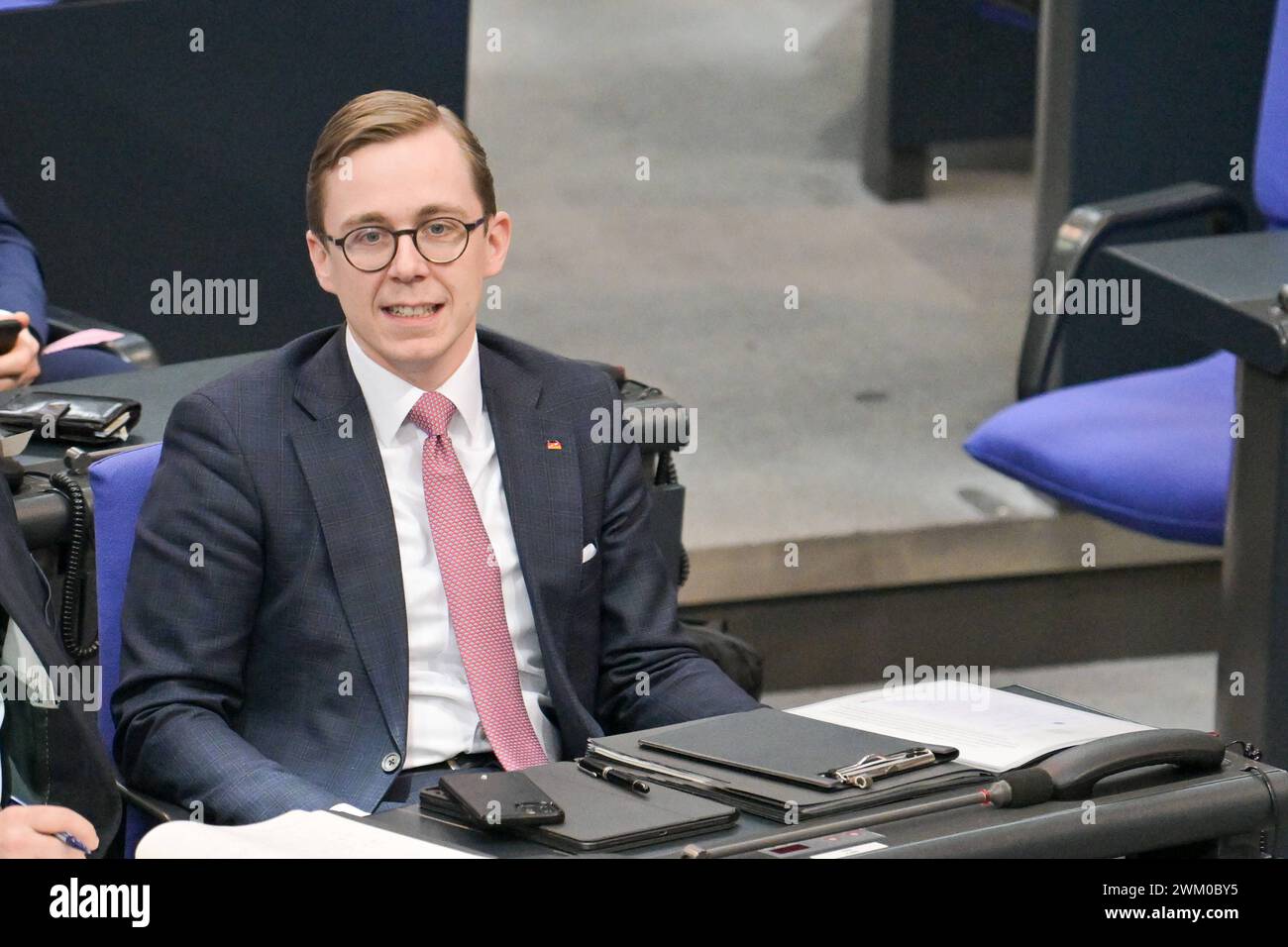 Berlin, Deutschland 23. Februar 2024: 155. Sitzung des Deutschen ...