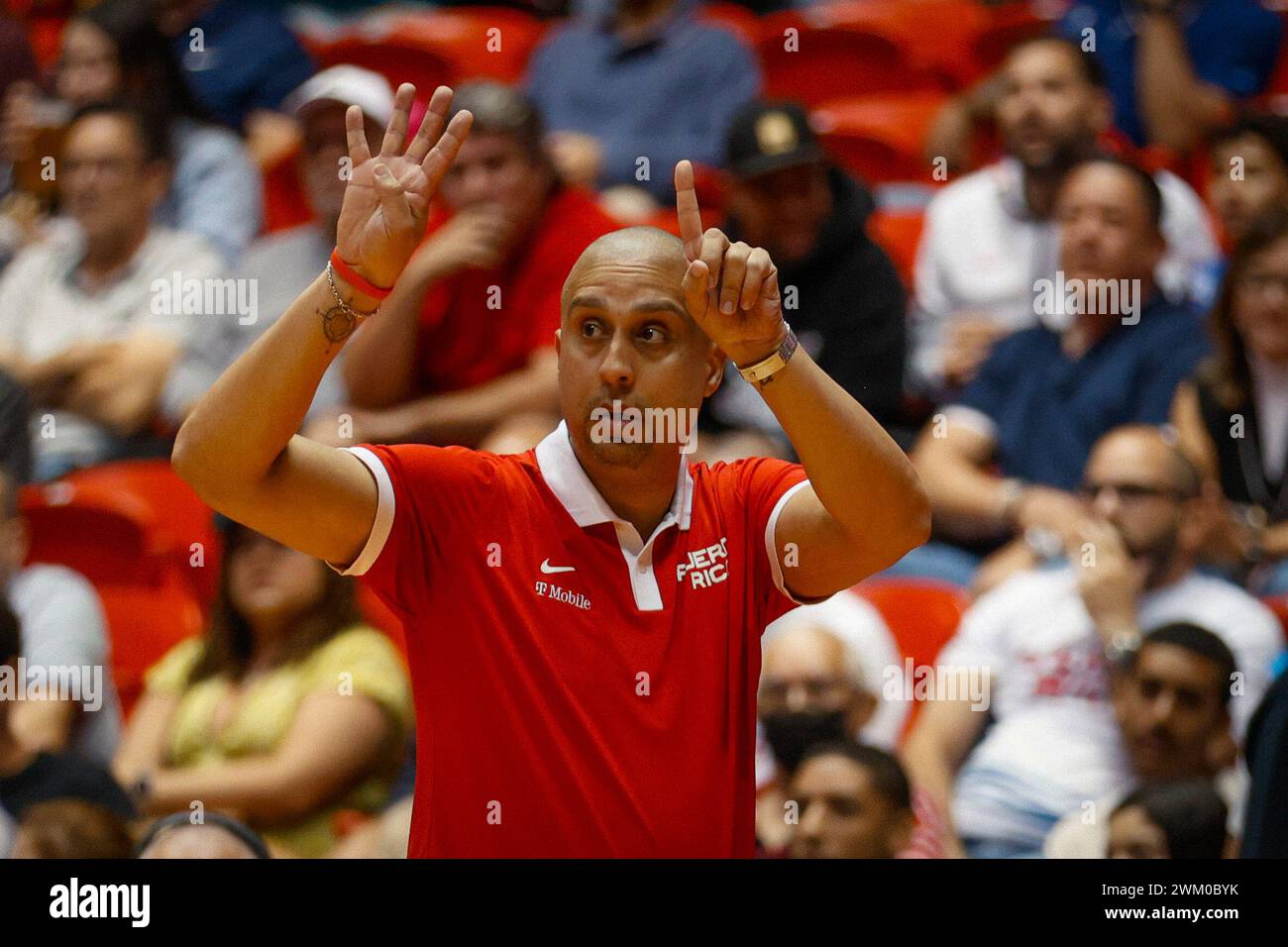 SAN JUAN, SAN JUAN Puerto Rico Coach Nelson Colón FIBA AmeriCup 2025 ...