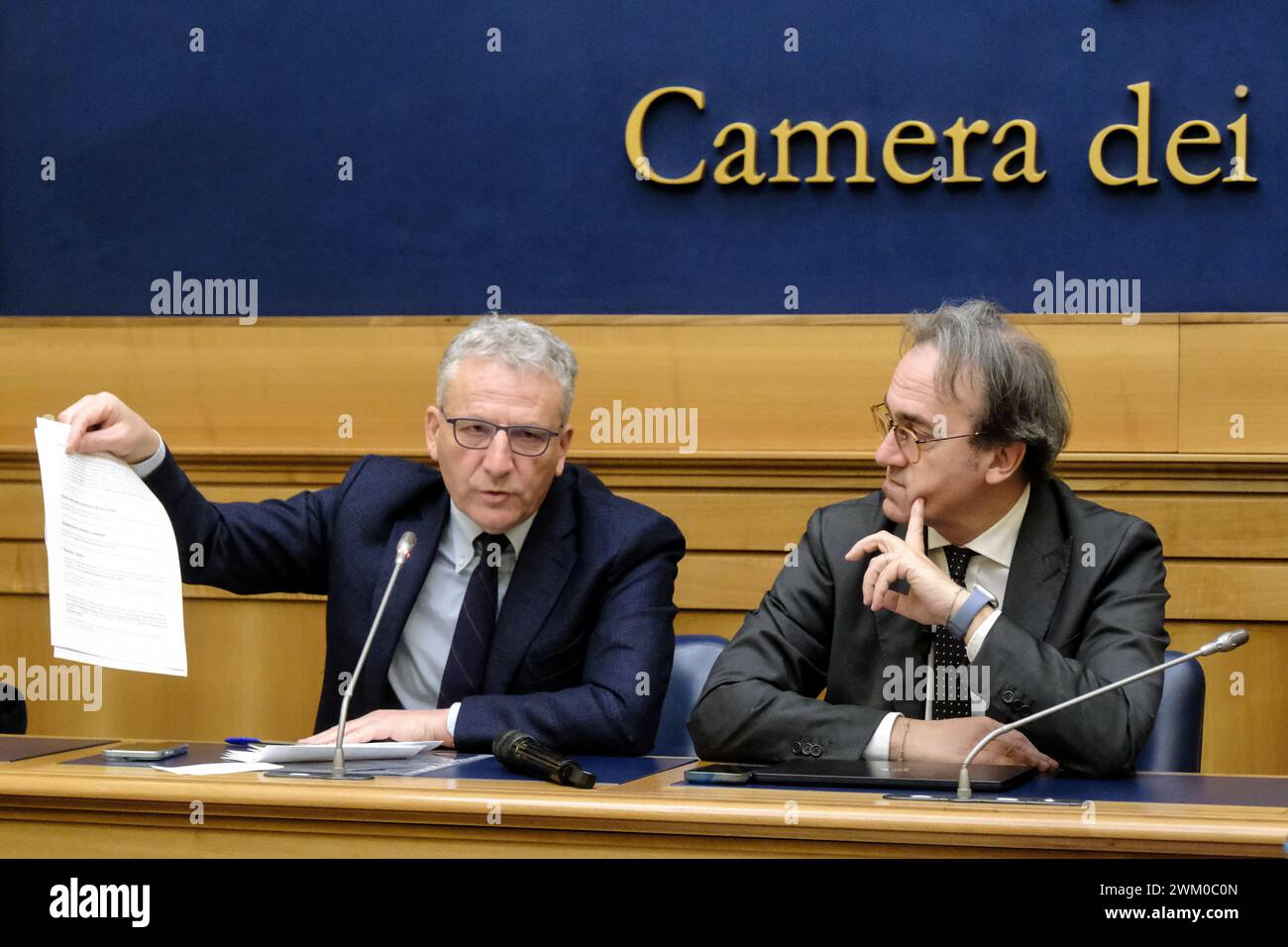 Roma, Italia. 23rd Feb, 2024. Camera dei Deputati, AVS presenta la ...