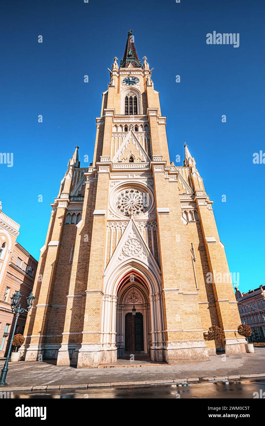 trip to Novi Sad, Serbia, where the striking Gothic cathedral dominates ...