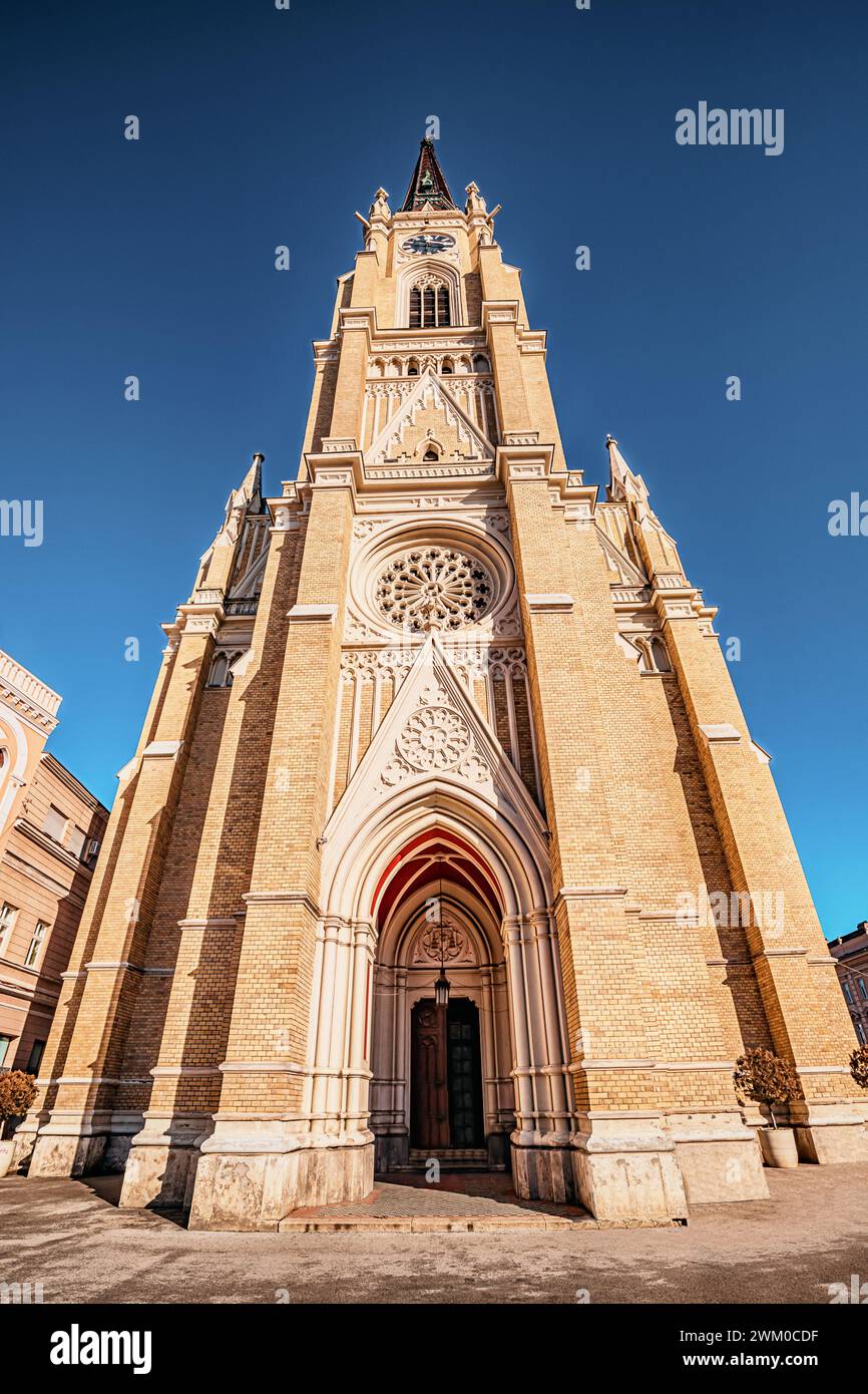 trip to Novi Sad, Serbia, where the striking Gothic cathedral dominates ...