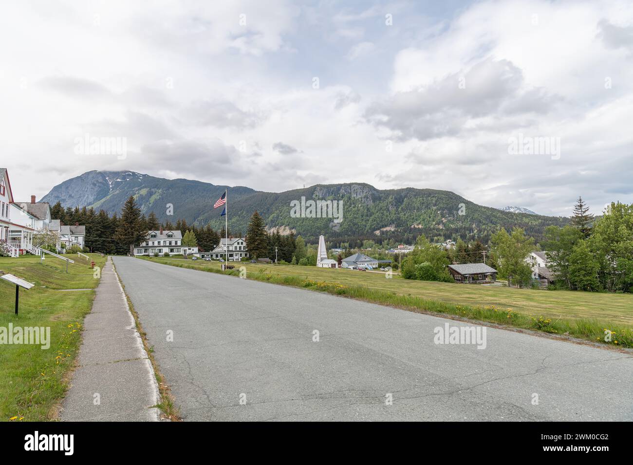 Former Parade ground surrounded with Houses in the former fort William ...