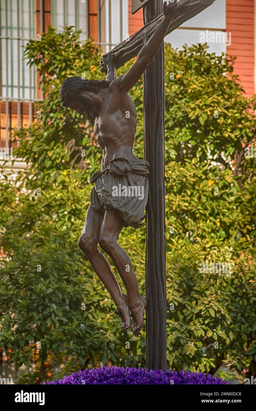 crucified crucifix of the brotherhood of the students called christ of ...