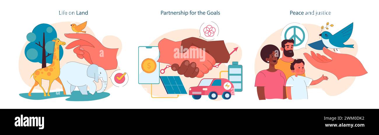 Thriving wildlife Stock Vector Images - Alamy