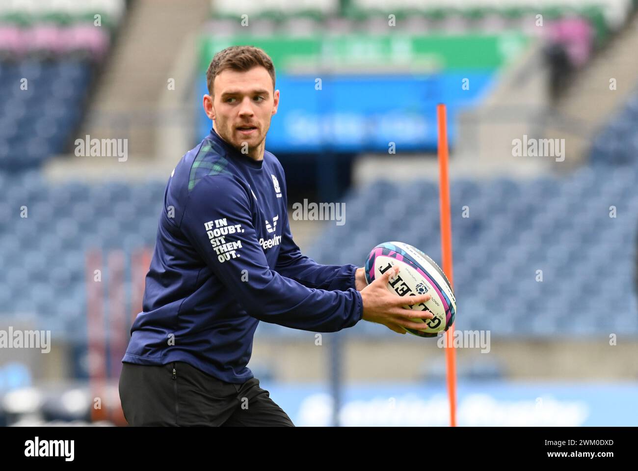 Scottish Gas Murrayfield Stadium. Edinburgh.Scotland.UK. 23rd Feb 24 ...