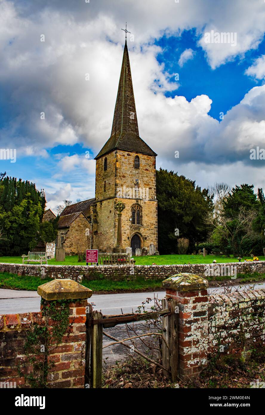 St Peters Church, Hever, Kent, England Stock Photo - Alamy