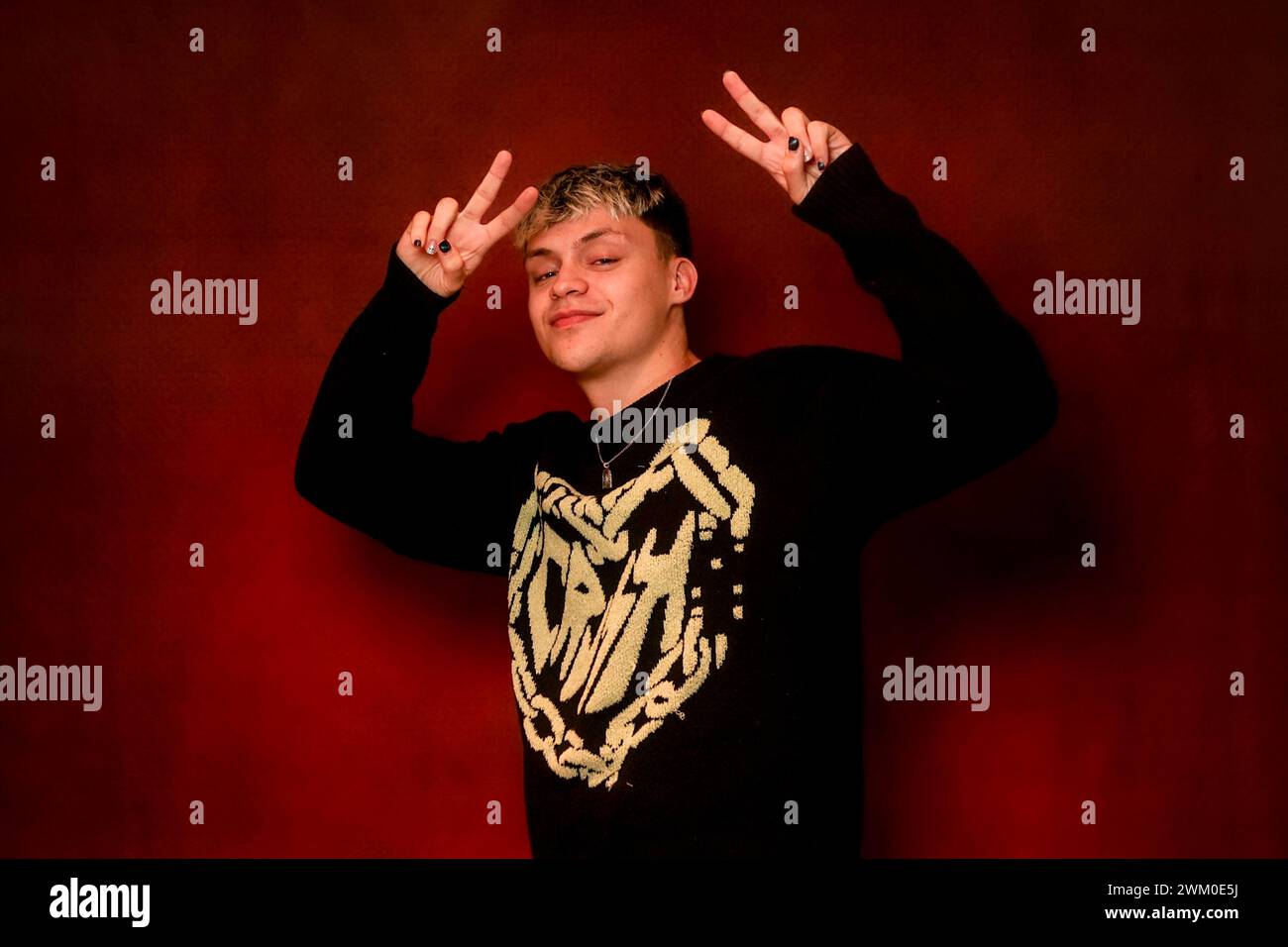 The singer Almacor poses for Europa Press, at Universal Hotel, on ...