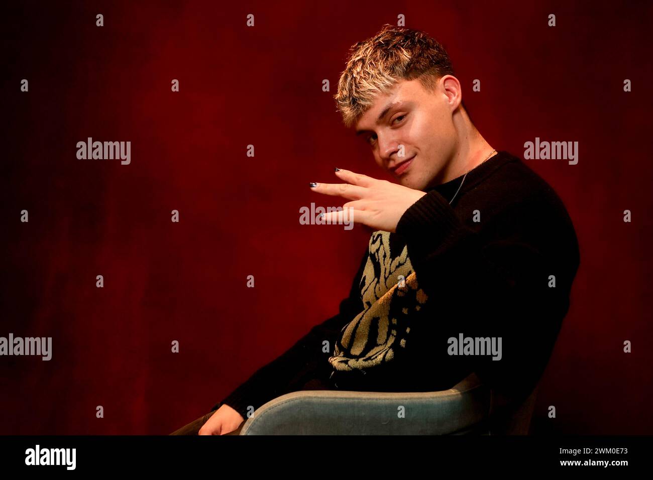 The singer Almacor poses for Europa Press, at Universal Hotel, on ...