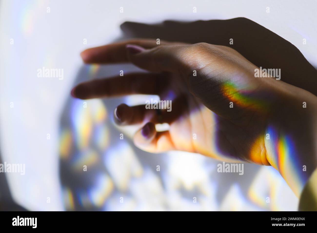 Eye in hand hi-res stock photography and images - Alamy