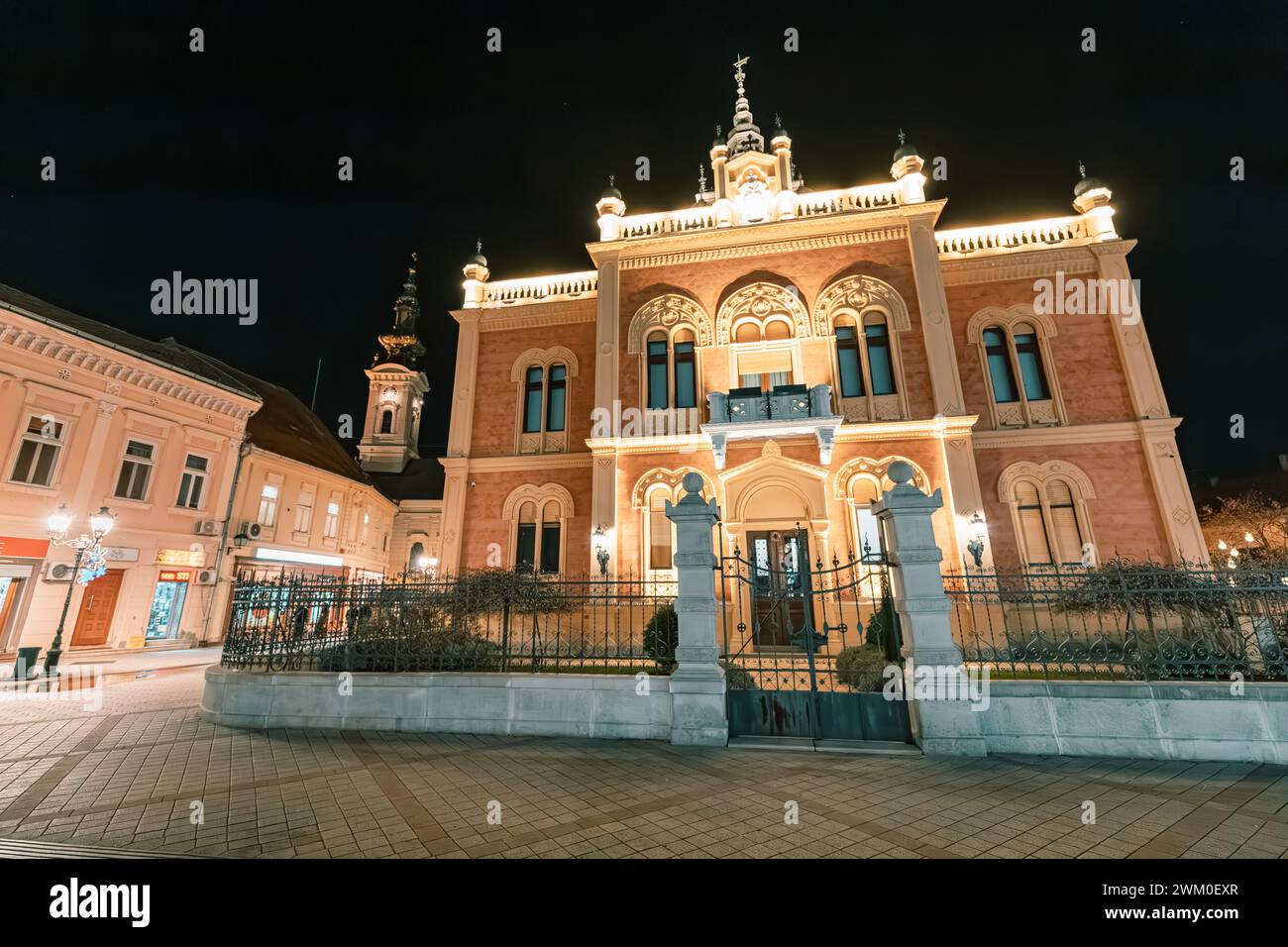 04 January 2024, Novi Sad, Serbia: enchanting beauty of Novi Sad's ...