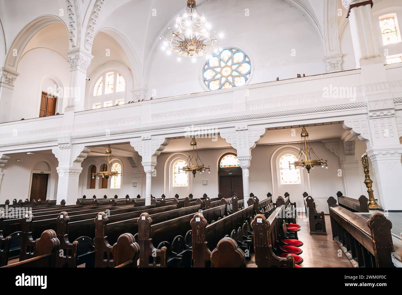 05 January 2024, Novi Sad, Serbia: historic synagogue in Novi Sad ...