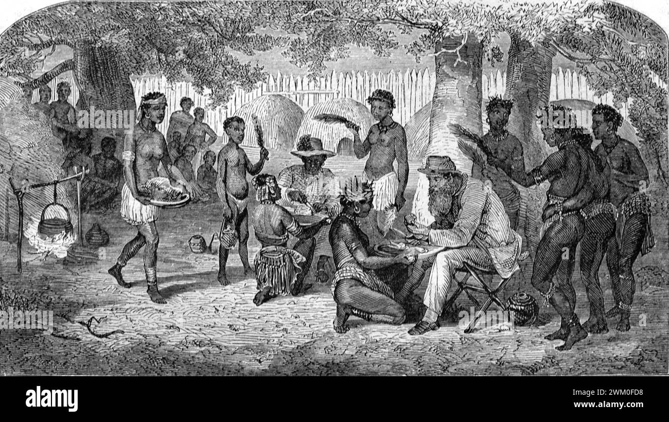 African tribe Black and White Stock Photos & Images - Alamy
