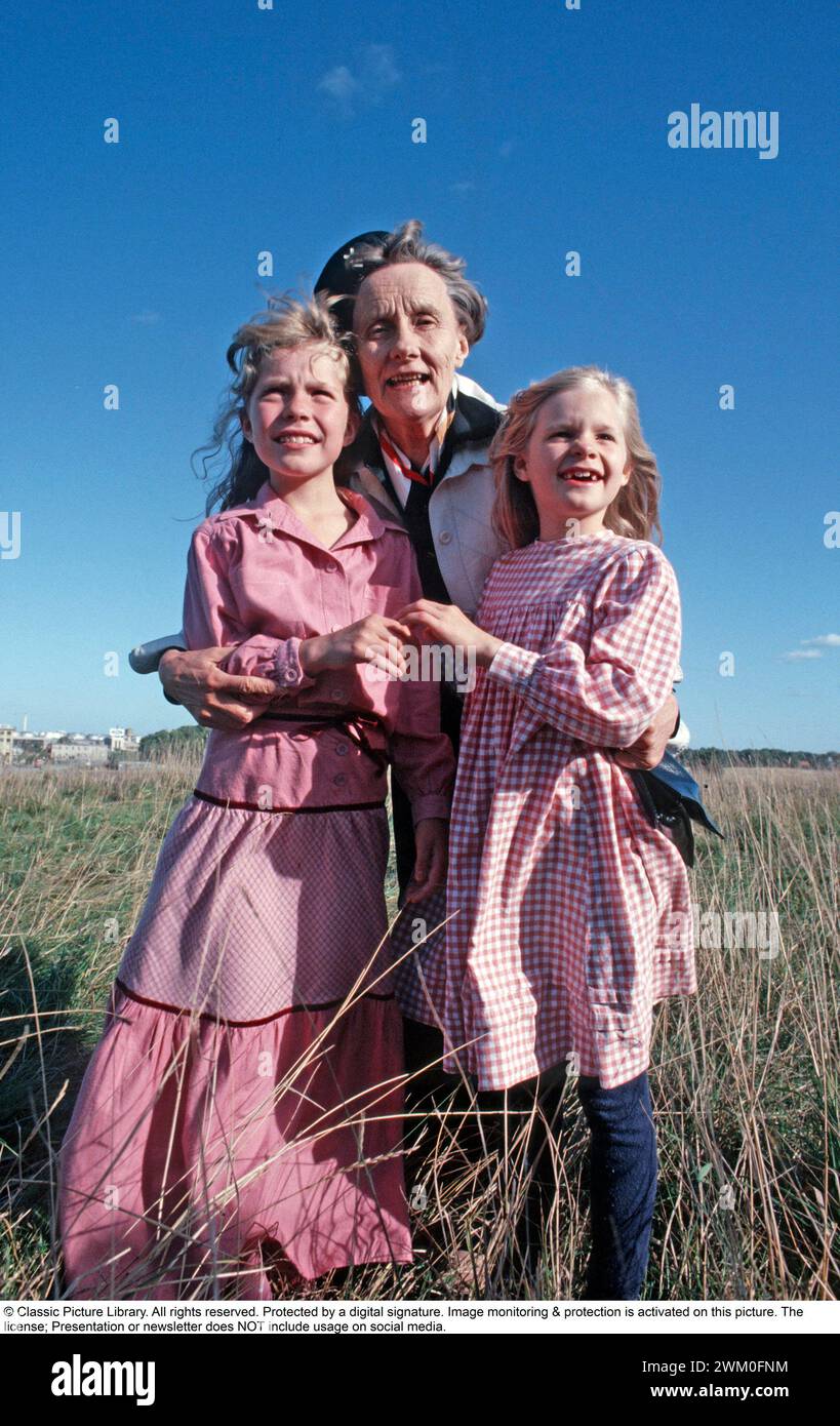 Astrid Lindgren. Swedish author of childrens books, songs and novels ...