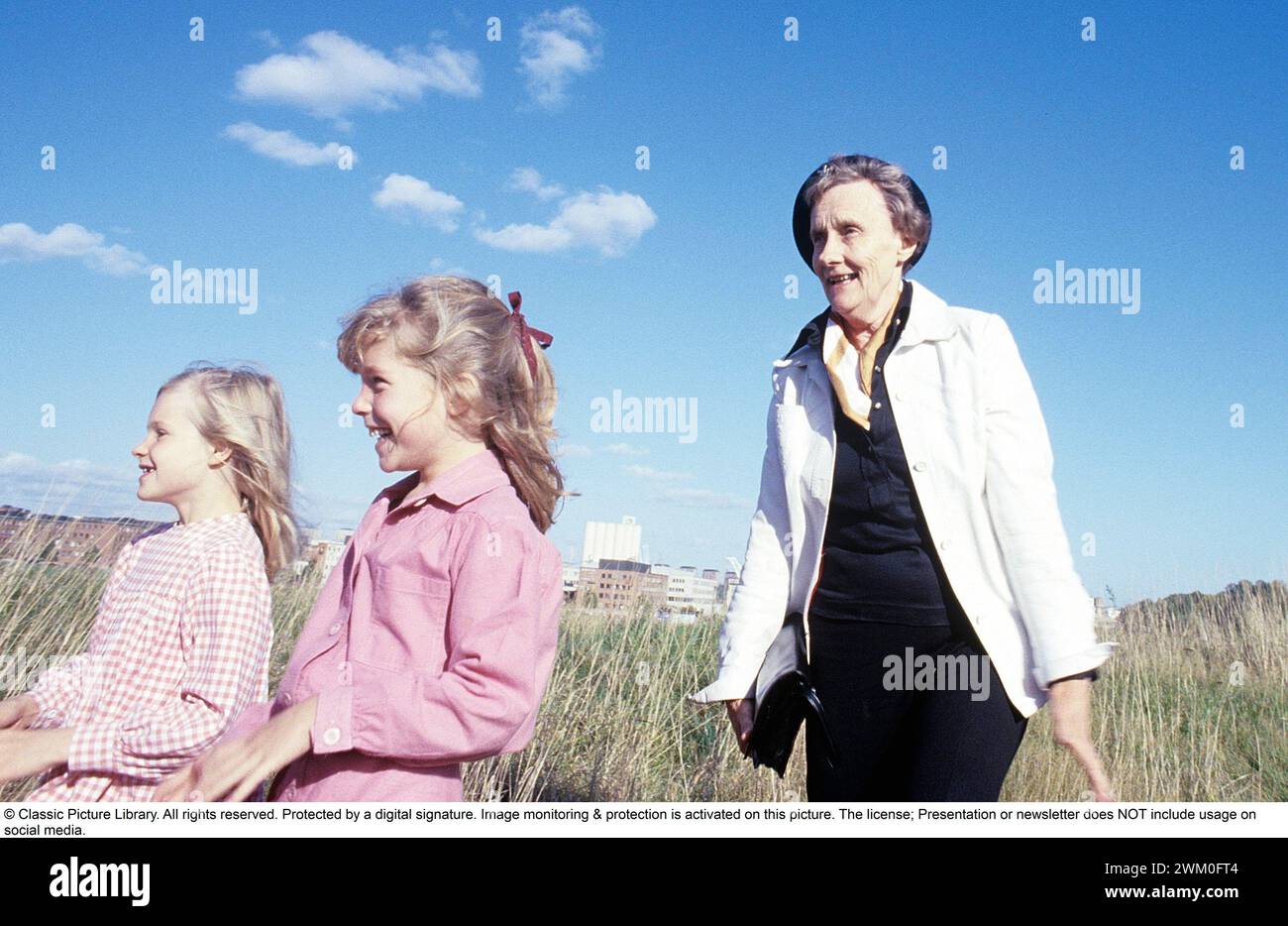 Astrid Lindgren. Swedish author of childrens books, songs and novels ...