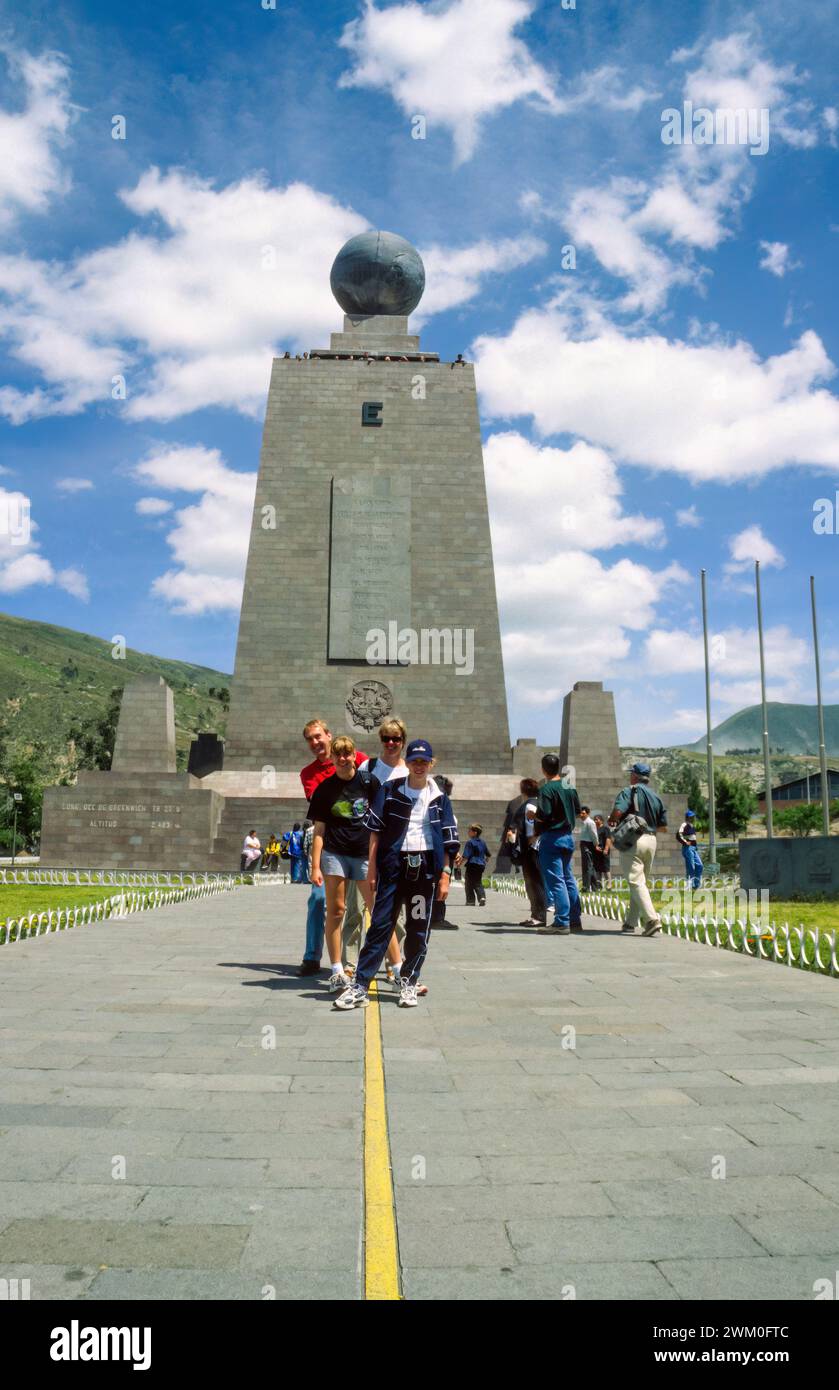 The Mitad del Mundo (Middle of the World) Monument (Monument to the ...
