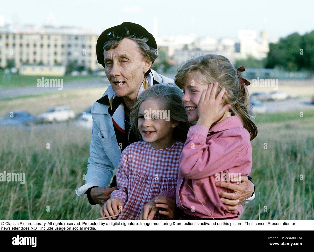 Astrid Lindgren. Swedish author of childrens books, songs and novels ...