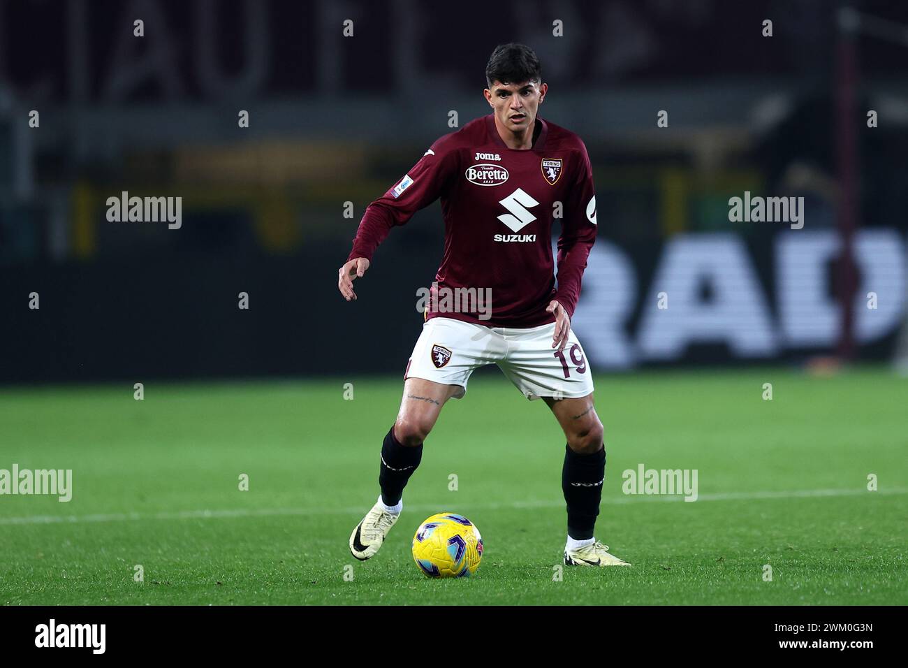 Torino, Italy. 22nd Feb, 2024. Raoul Bellanova of Torino Fc in action ...