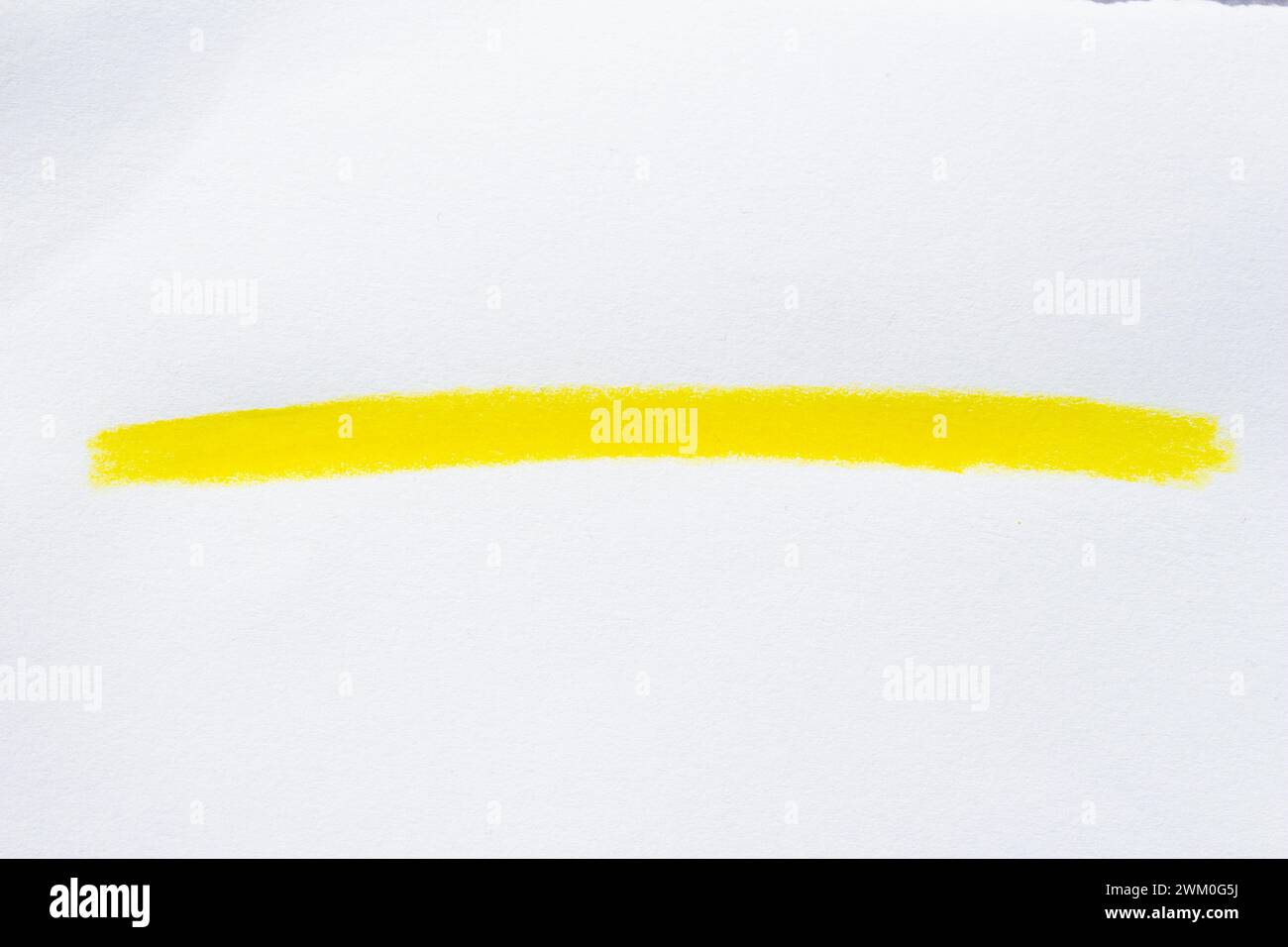 Hand drawn yellow doodle on white paper Stock Photo - Alamy