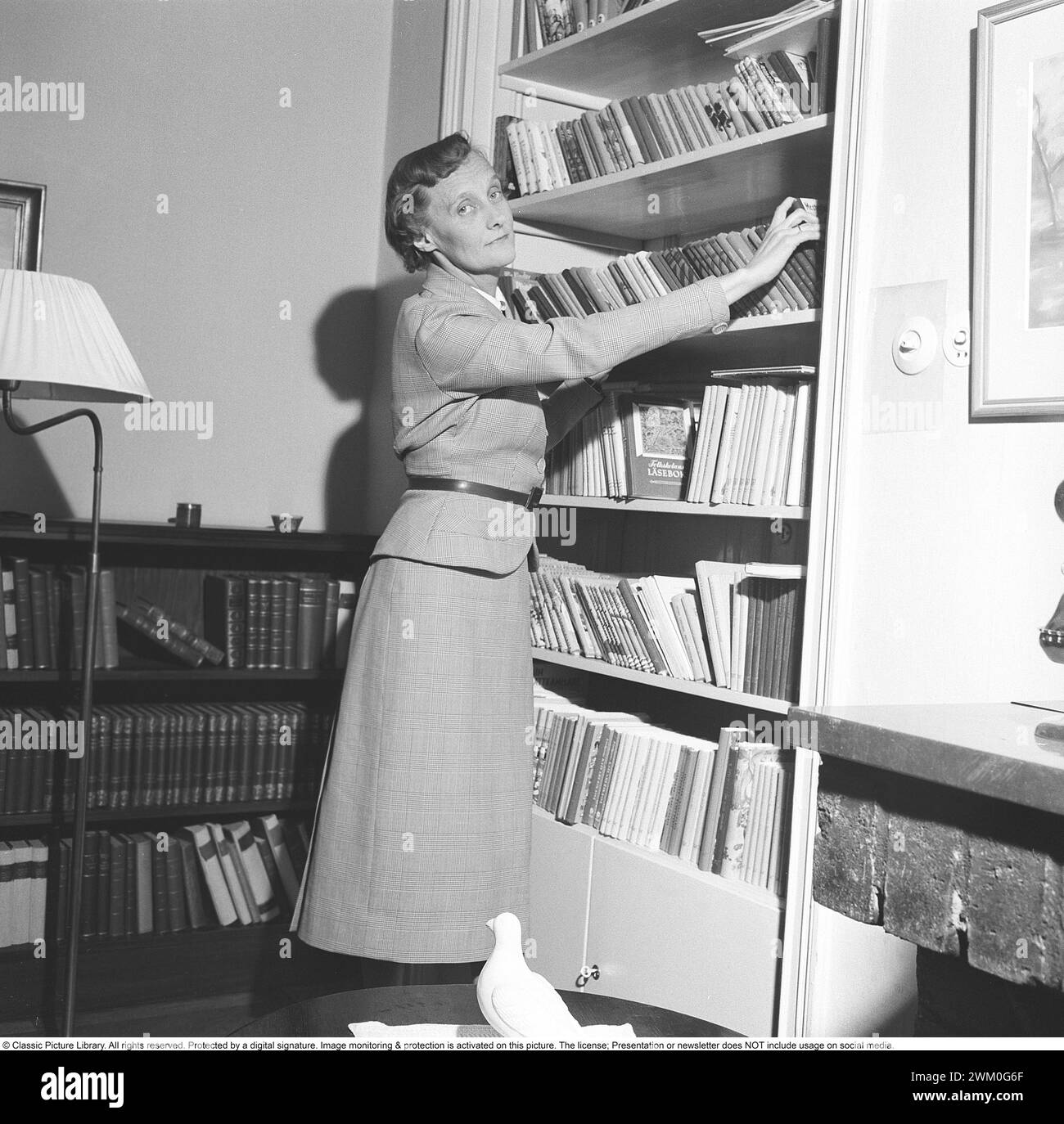 Astrid Lindgren. Swedish author of childrens books, songs and novels ...