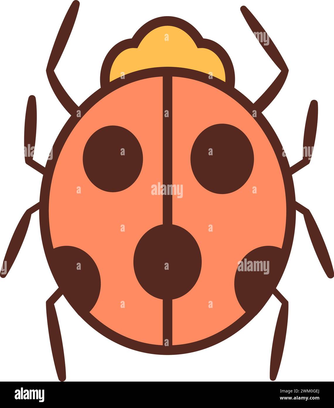 Cute Lady Bug Clipart