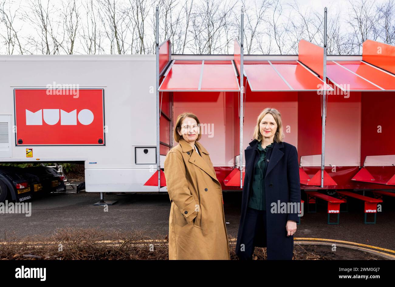 EDITORIAL USE ONLY Helen Legg (left), Tate Liverpool Director and ...
