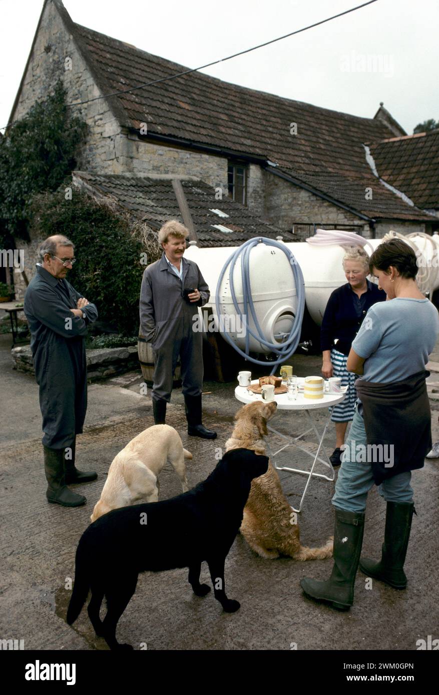Major Colin and Mrs Susan Gillespie, their son the art restorer Simon ...