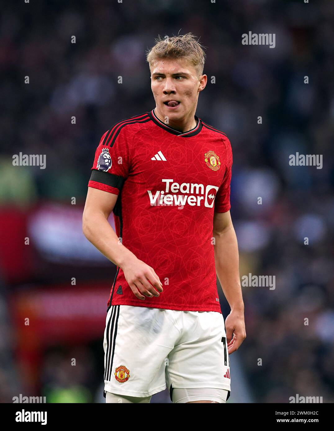 File photo dated 29-10-2023 of Manchester United's Rasmus Hojlund ...