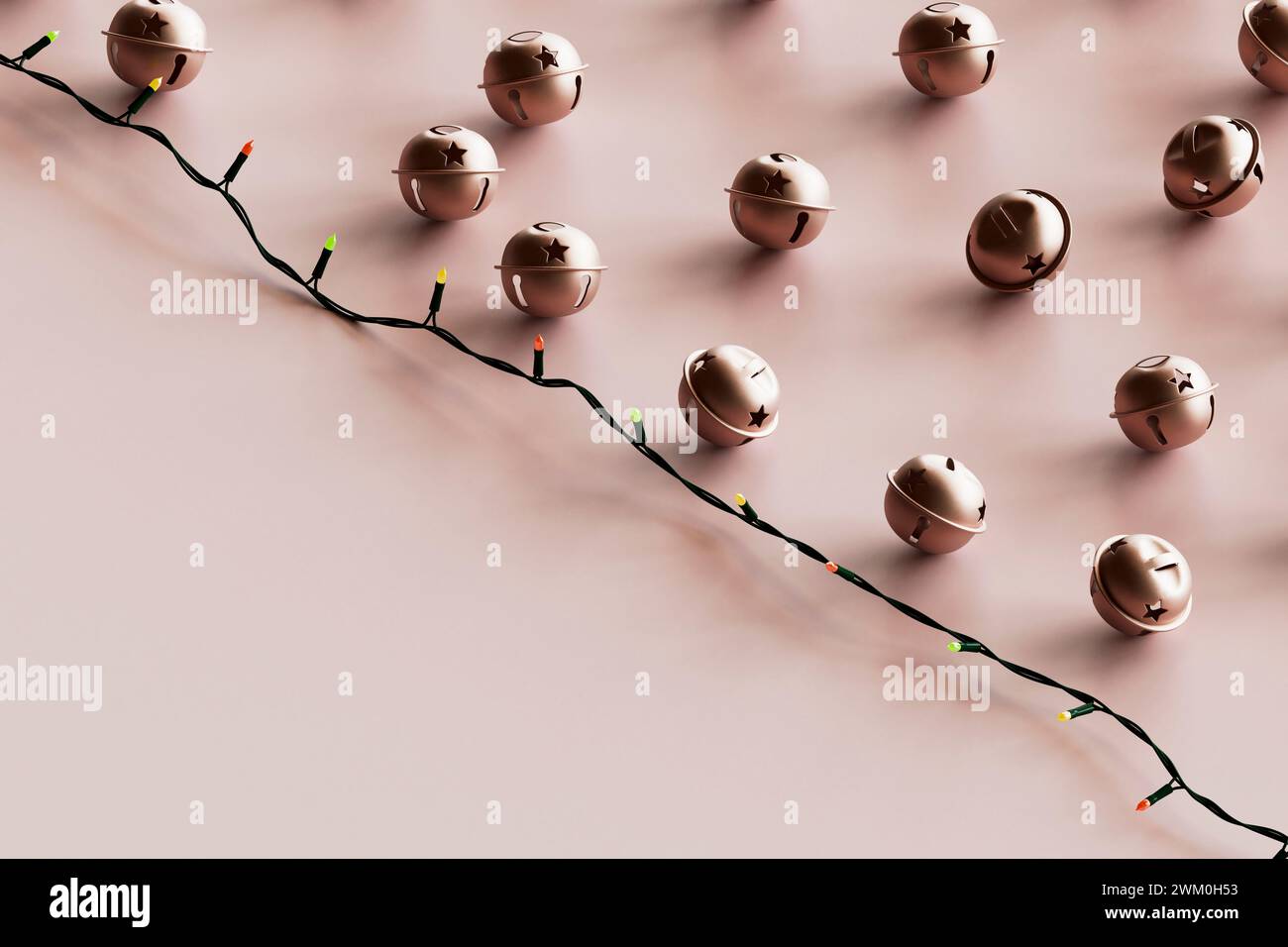 3d illustration christmas ornaments hi-res stock photography and images ...