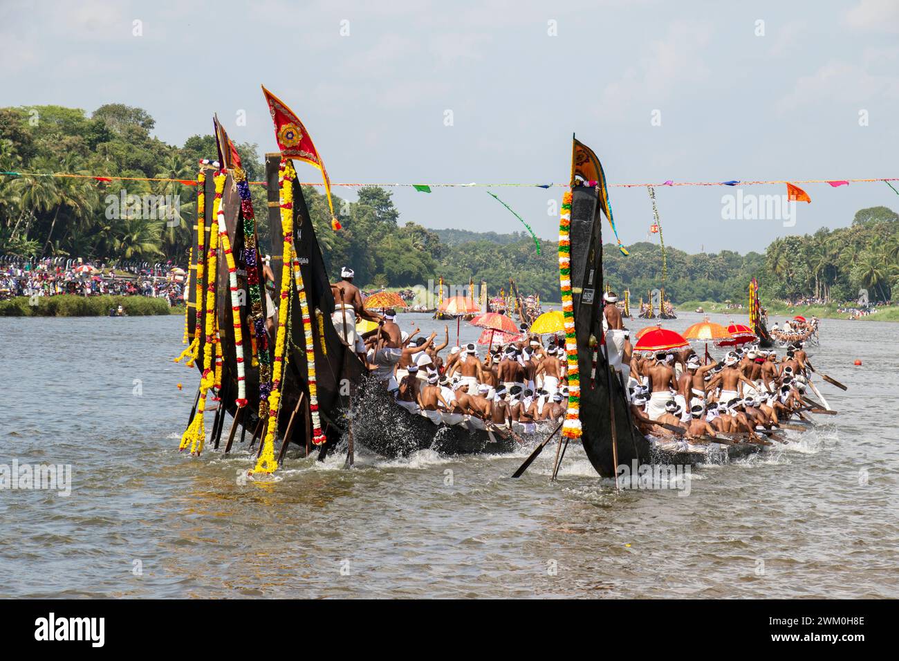 Keral Traditional Snake Boat Race Stock Photo - Alamy