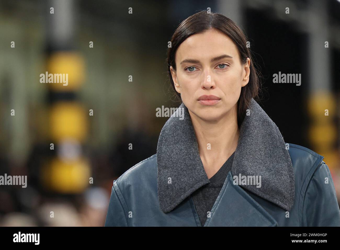 Milan, Italy. 23rd Feb, 2024. Irina Shayk walks the runway of Tod's ...