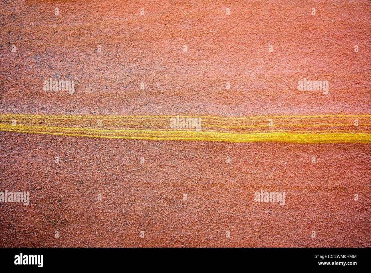 Orange colored sandstone at Jaizkibel in Basque Country, Spain Stock ...