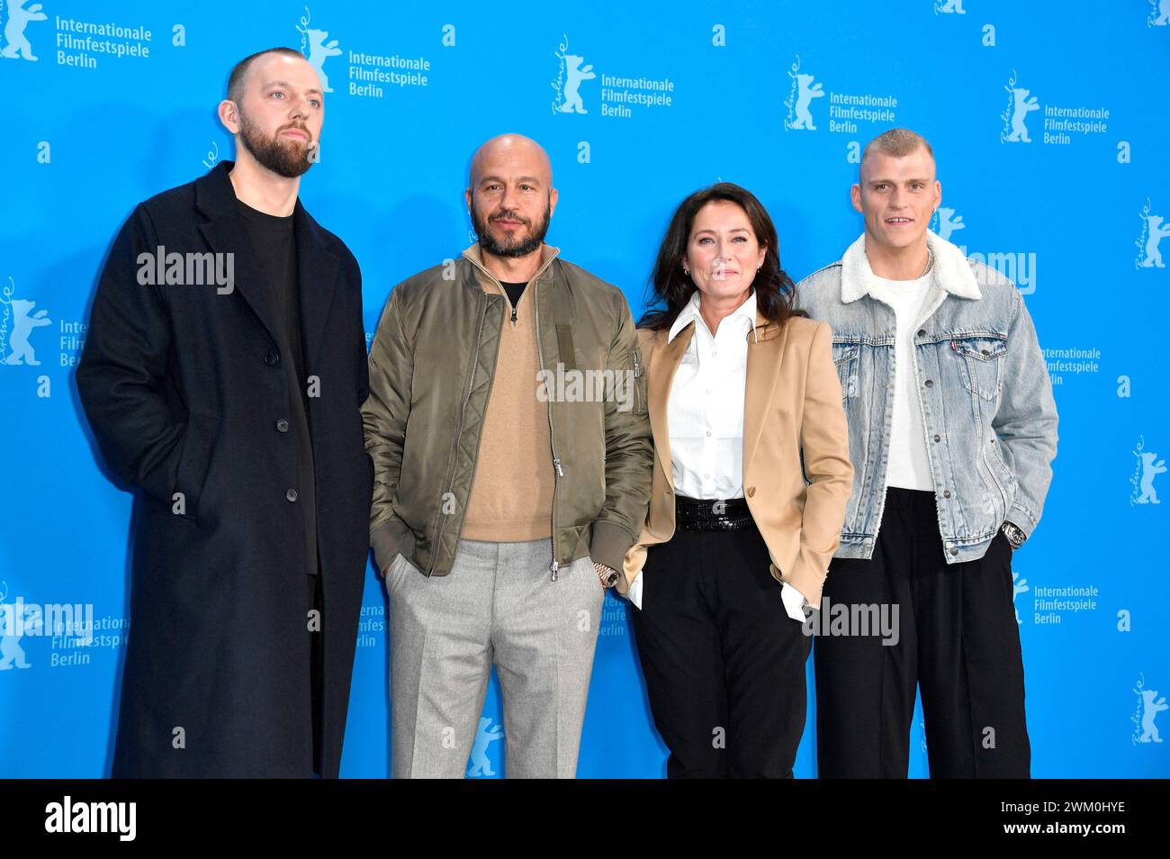 Gustav Möller, Dar Salim, Sidse Babett Knudsen und Sebastian Bull beim Photocall zum Kinofilm ...
