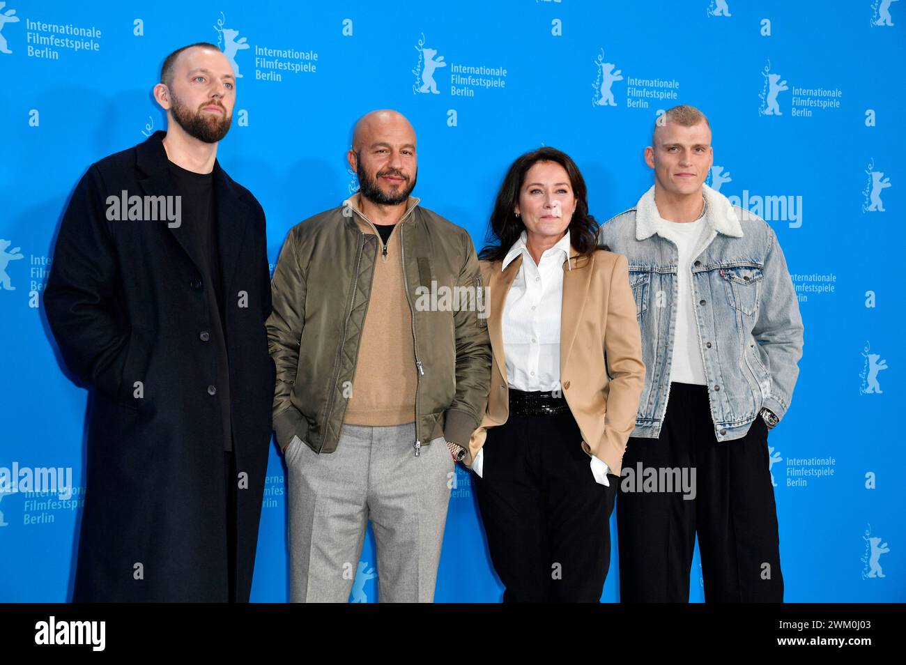 Gustav Möller, Dar Salim, Sidse Babett Knudsen und Sebastian Bull beim Photocall zum Kinofilm ...