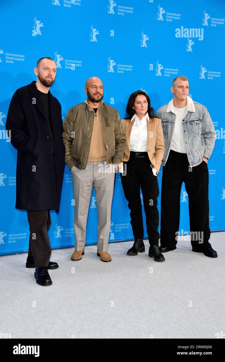 Gustav Möller, Dar Salim, Sidse Babett Knudsen und Sebastian Bull beim Photocall zum Kinofilm ...