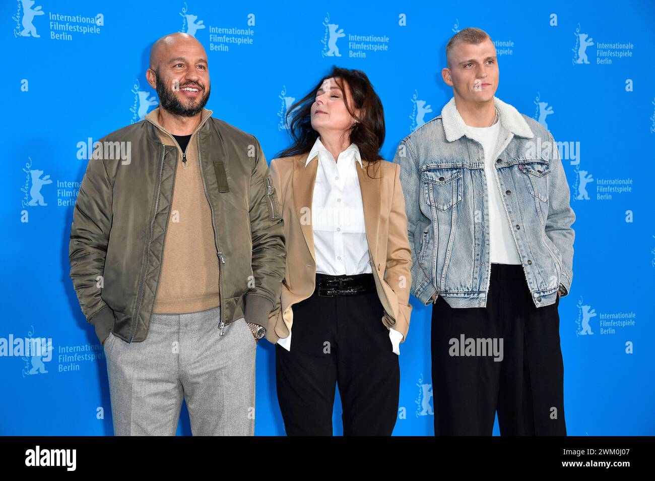 Dar Salim, Sidse Babett Knudsen und Sebastian Bull beim Photocall zum Kinofilm 'Vogter / Sons ...