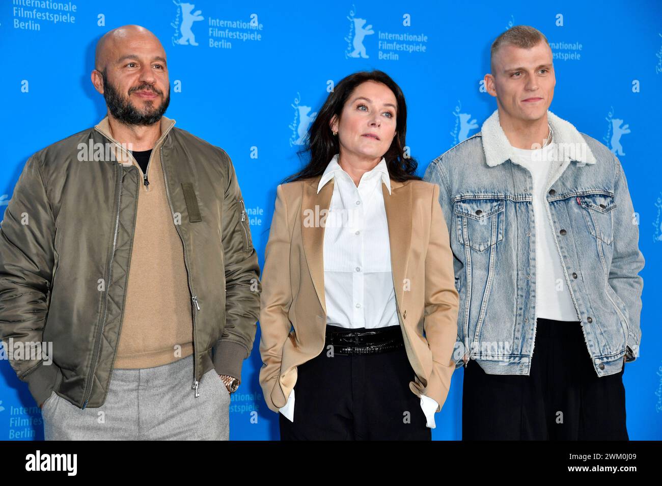 Dar Salim, Sidse Babett Knudsen und Sebastian Bull beim Photocall zum Kinofilm 'Vogter / Sons ...